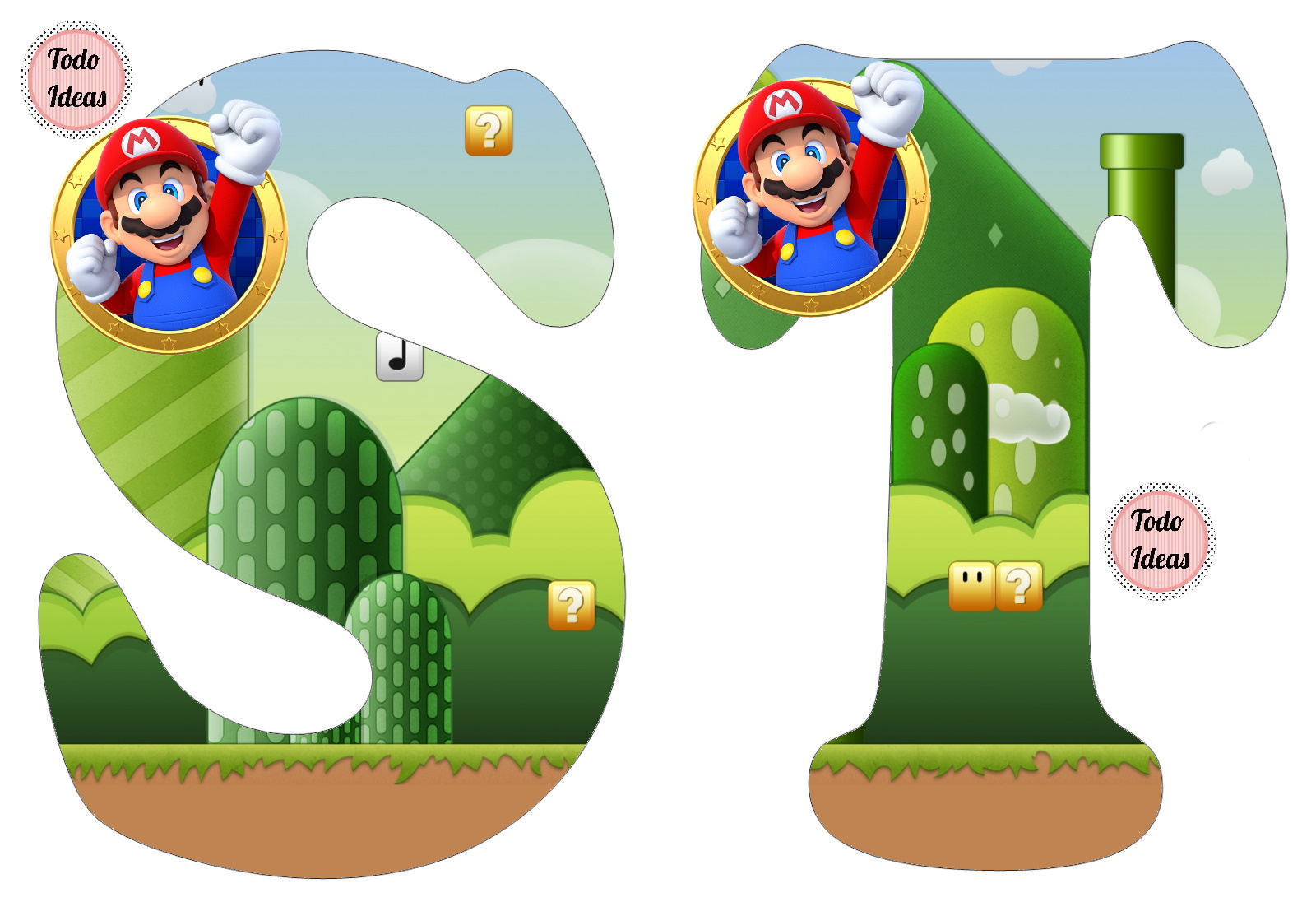 BLOG TODO IDEAS Y MAMI ES DIVERTIDA: ABECEDARIO MARIO BROS