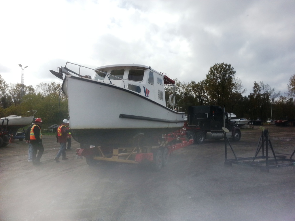 Sailing Vessel Still Time: Club Race Committee Boat