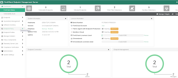 Blog Técnico FORTINET: Configuración de un conector EMS para usar en ...