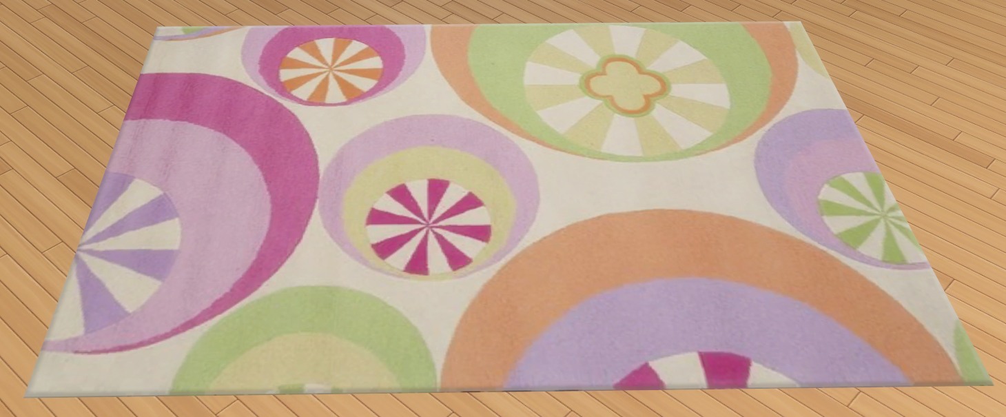 Kids Rugs. Sims 4 Custom Content.