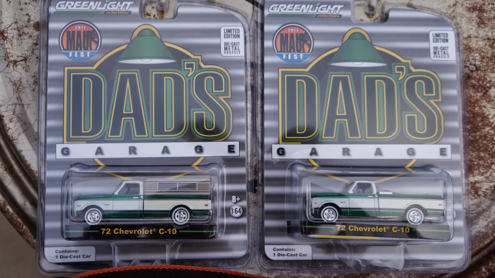 Greenlight Green Machine Bundle C-10 1972 72 1:64 Scale Diecast Green ...