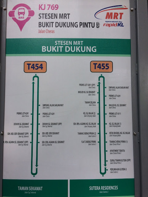 KL Walk 吉隆坡行: Kuala Lumpur: MRT Bukit Dukung Station