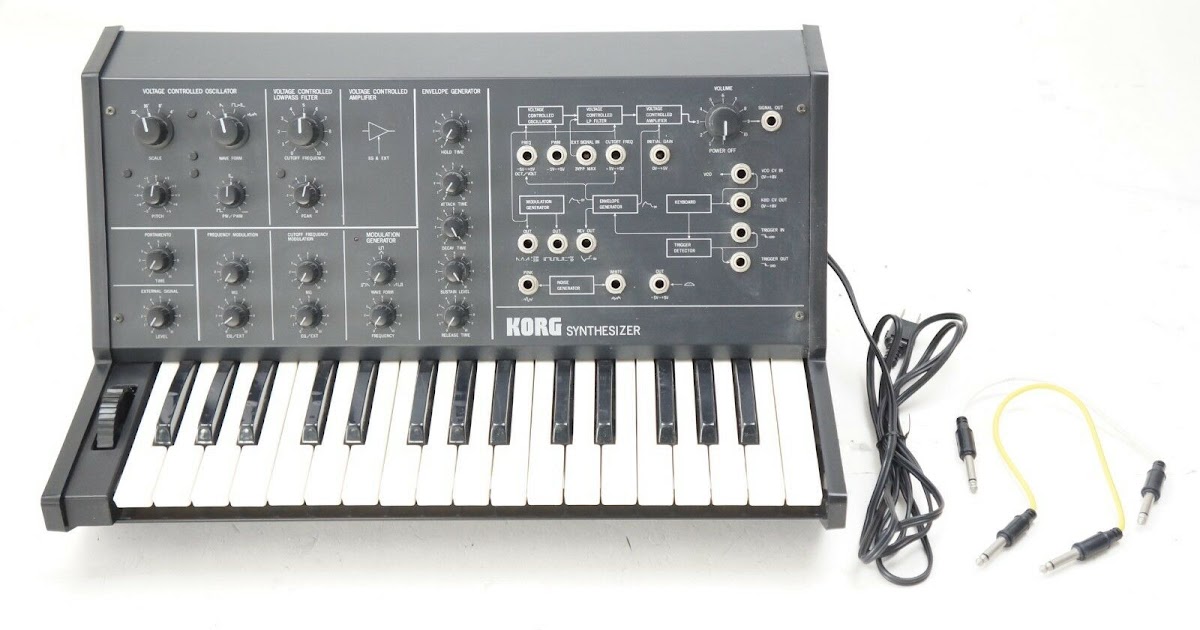 MATRIXSYNTH: KORG MS-10 Vintage Analog Semi-Modular Synthesizer SN 133110