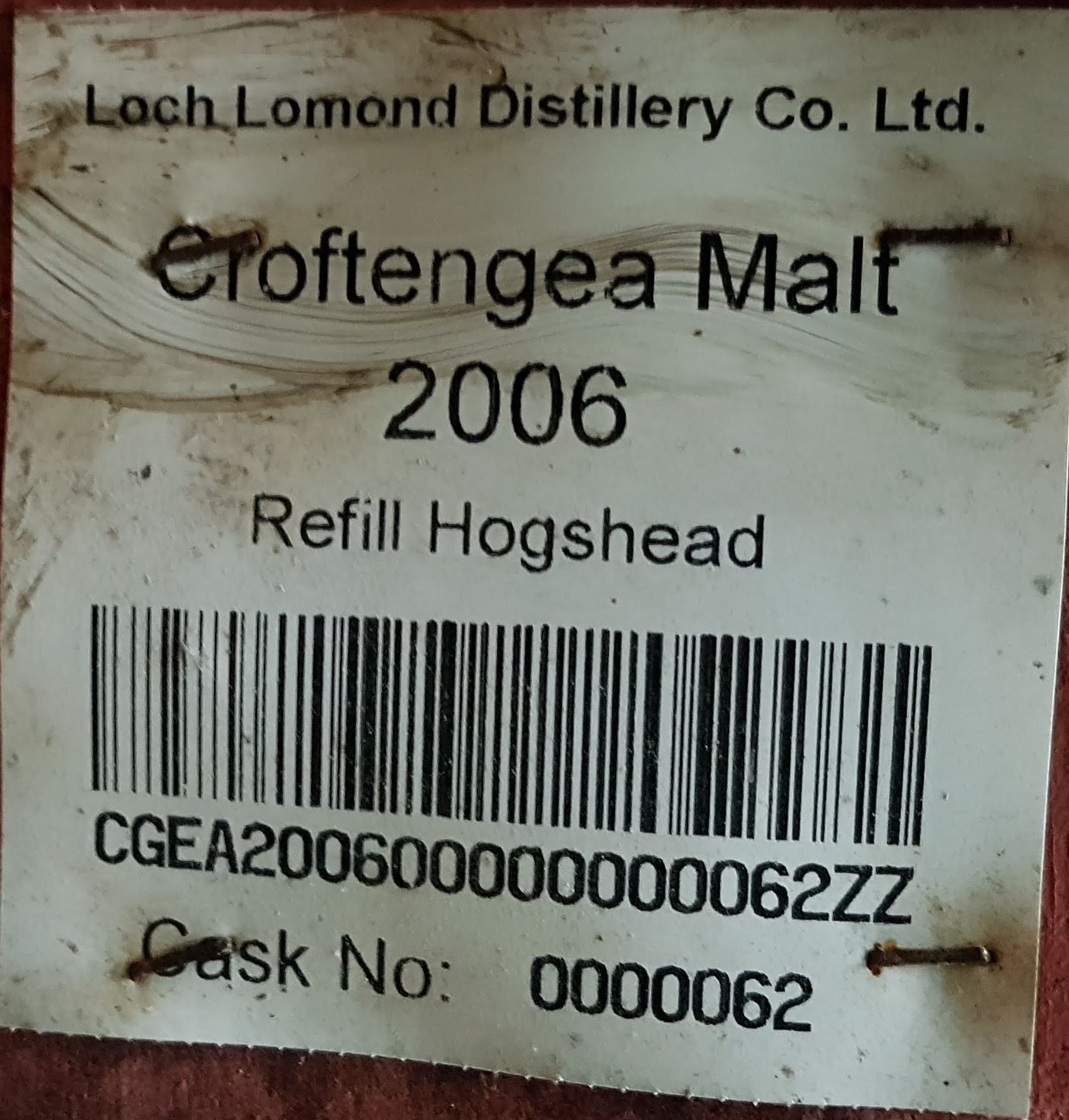 Brian's Malt Musings: Cask Codes