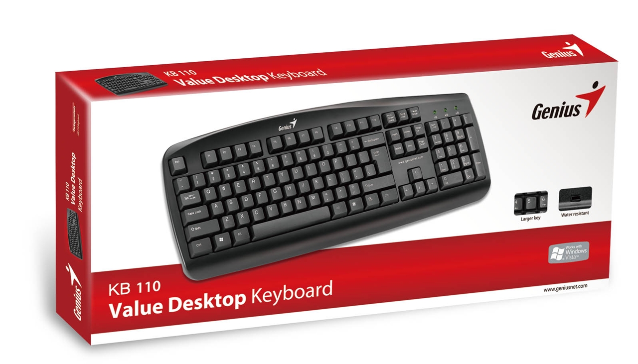 Đồ Chơi Công Nghệ: Bàn phím Genius KB-110 chính hãng