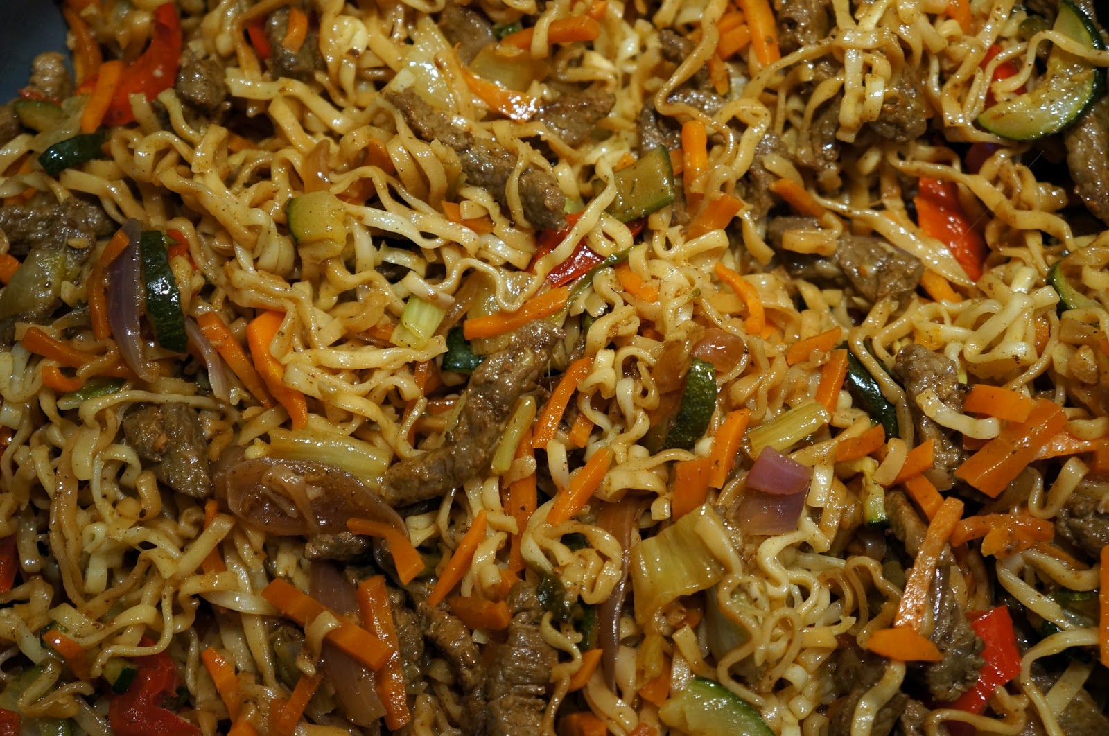 Ozo receptes: Nūdeles ar liellopa gaļu