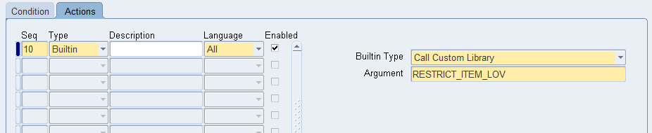 Oracle Ebiz Suite Knowledge Module How To Restrict Keyflexfield Lov Using Form Personalization