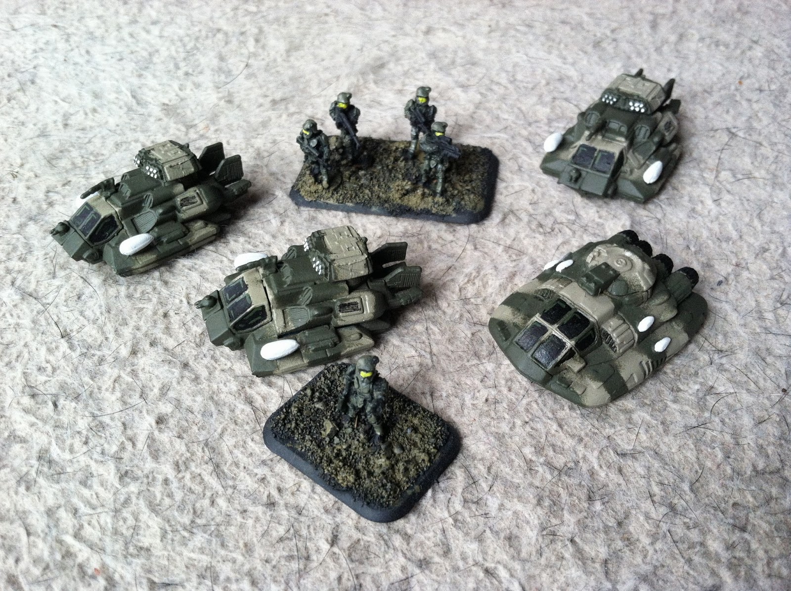 The WarPig: Gruntz 15mm: Terran Alliance Hover Tanks