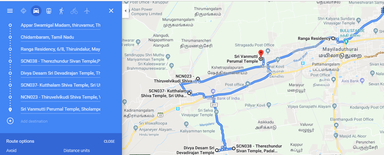 Kamesh Kumar: Travel Guide - Mayiladuthurai Temples-Part 1