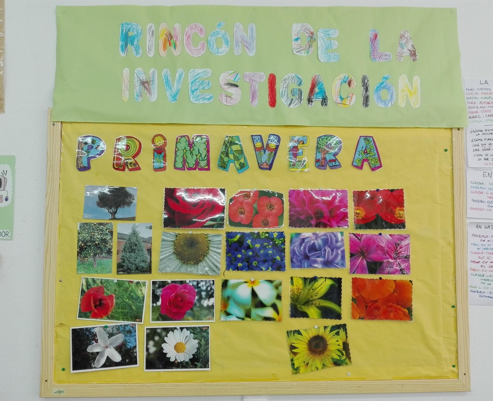 Juntos descubrimos el mundo: UNIDAD DIDÁCTICA 8: "LA PRIMAVERA"