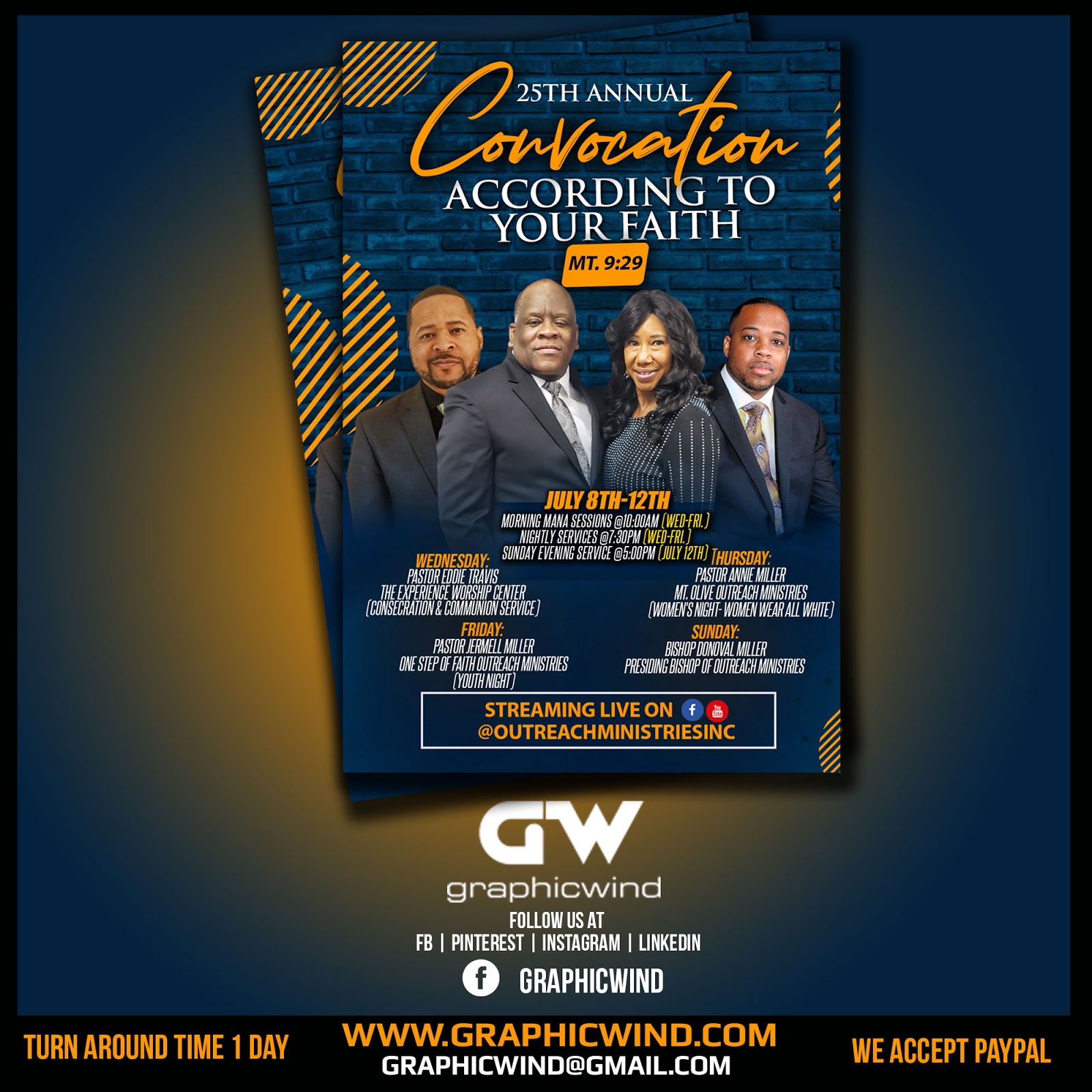 graphicwind | creative designs: Convocation According To Your Faith ...