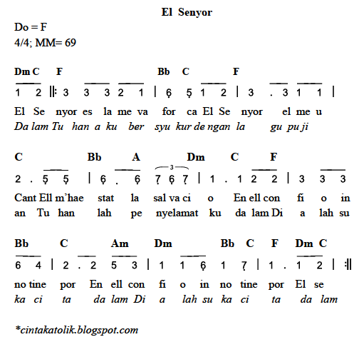 Lagu Taize El Senyor | Cinta Katolik