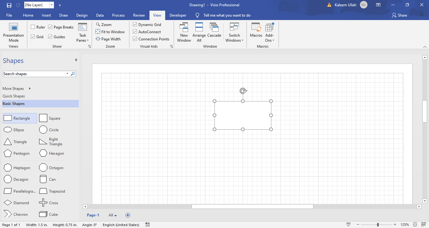 How to connect shapes in Microsoft Visio (ms visio) with the help of ...