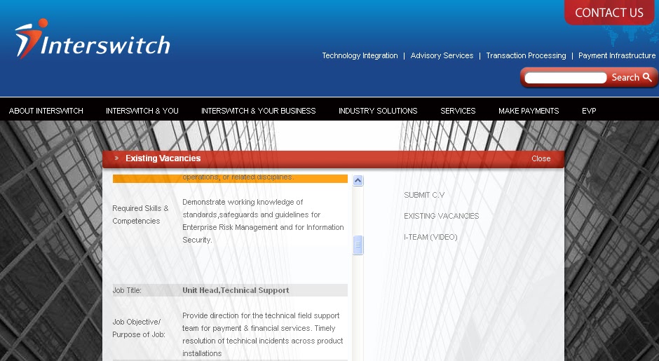 Interswitch Nigeria Limited Recruiting for Post Like Retail Solution ...