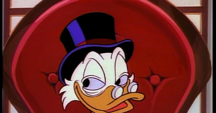 Scrooge's goofy Faces