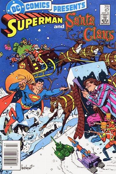 Dave's Comic Heroes Blog: Superman and Santa Wish You A Merry Christmas