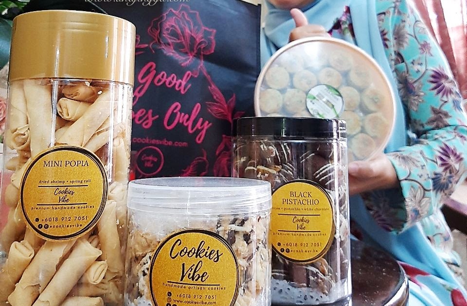 Aneka pilihan biskut & snack sedap dari Cookies Vibe