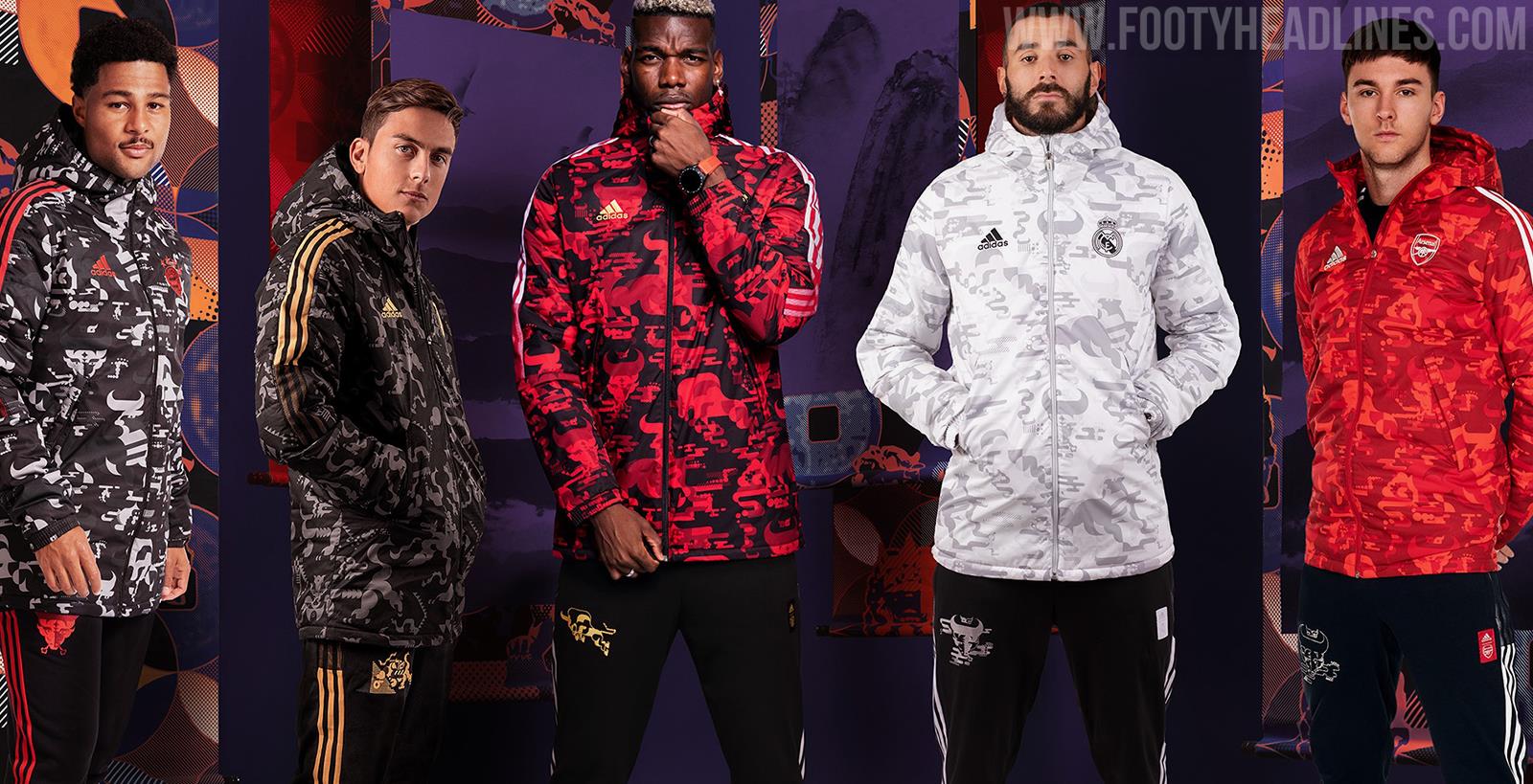 Adidas Arsenal, Bayern, Juventus, Manchester United & Real Madrid 2021 ...