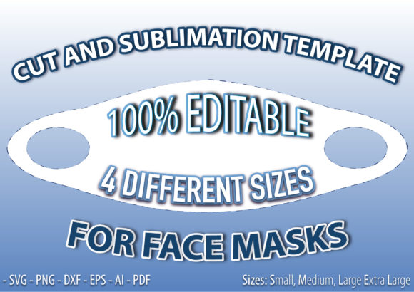 Curved Face Mask Template