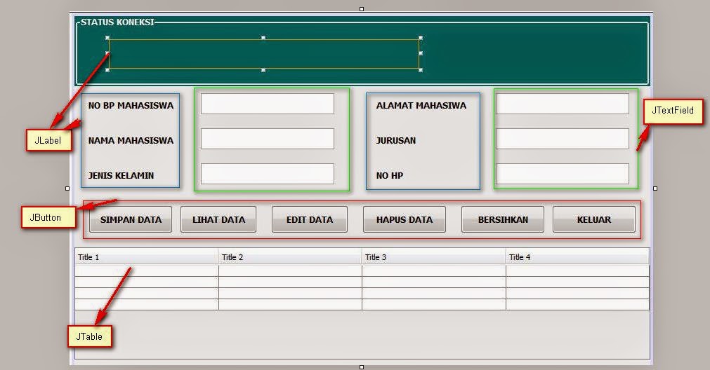 Program Simpan Data ke Database dengan JAVA -GUI- Netbeans - TEKNOLOGI Program Simpan Data ke Database dengan JAVA -GUI- Netbeans - TEKNOLOGI