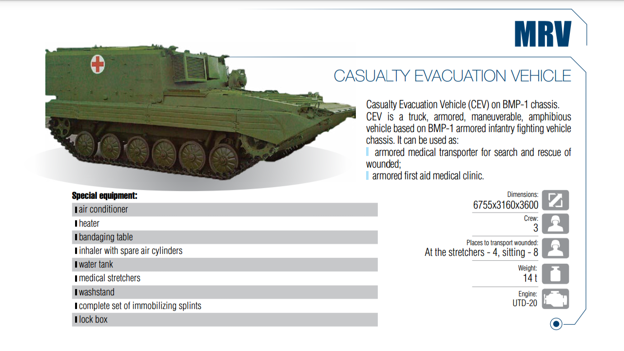 Glavcom: BMM-1 - Ukrainian armored medical vehicle