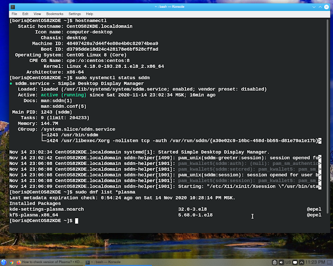 Openstack Rdo Andand Kvm Hypervisor Setting Up Graphical Login Into Kde Plasma Via Sddm On Centos 82