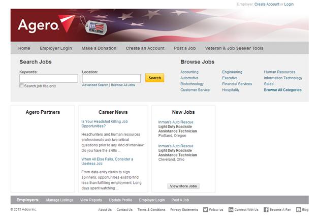 Agero Network News: Agero Partners with Hire-A-Hero to Offer Service ...