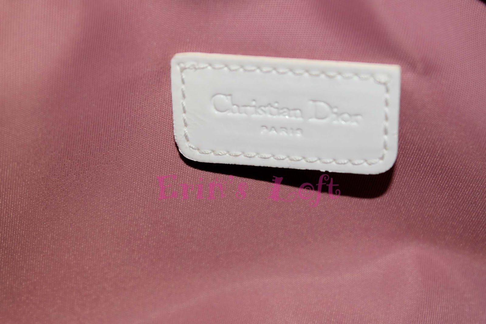 Erins Loft Christian Dior Pink Girly Monogram Cosmetic Pouch