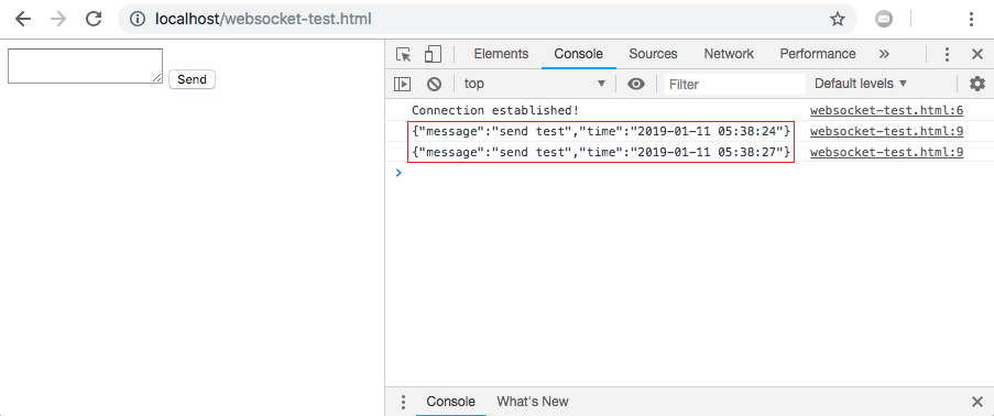 【PHP】PHPでWebSocketサーバー - クライアント間の通信