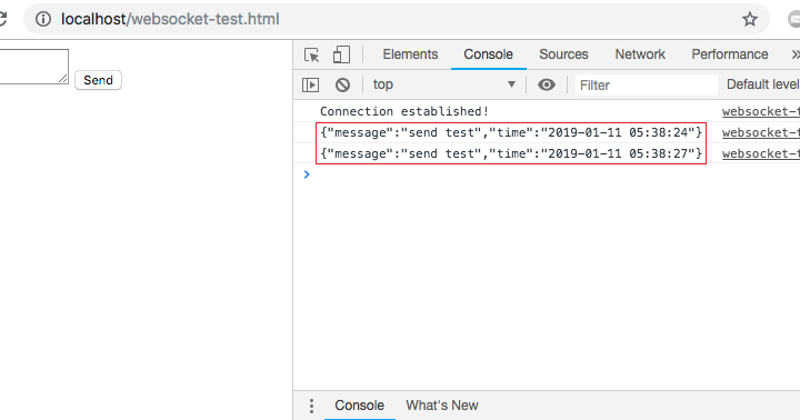 【PHP】PHPでWebSocketサーバー - クライアント間の通信