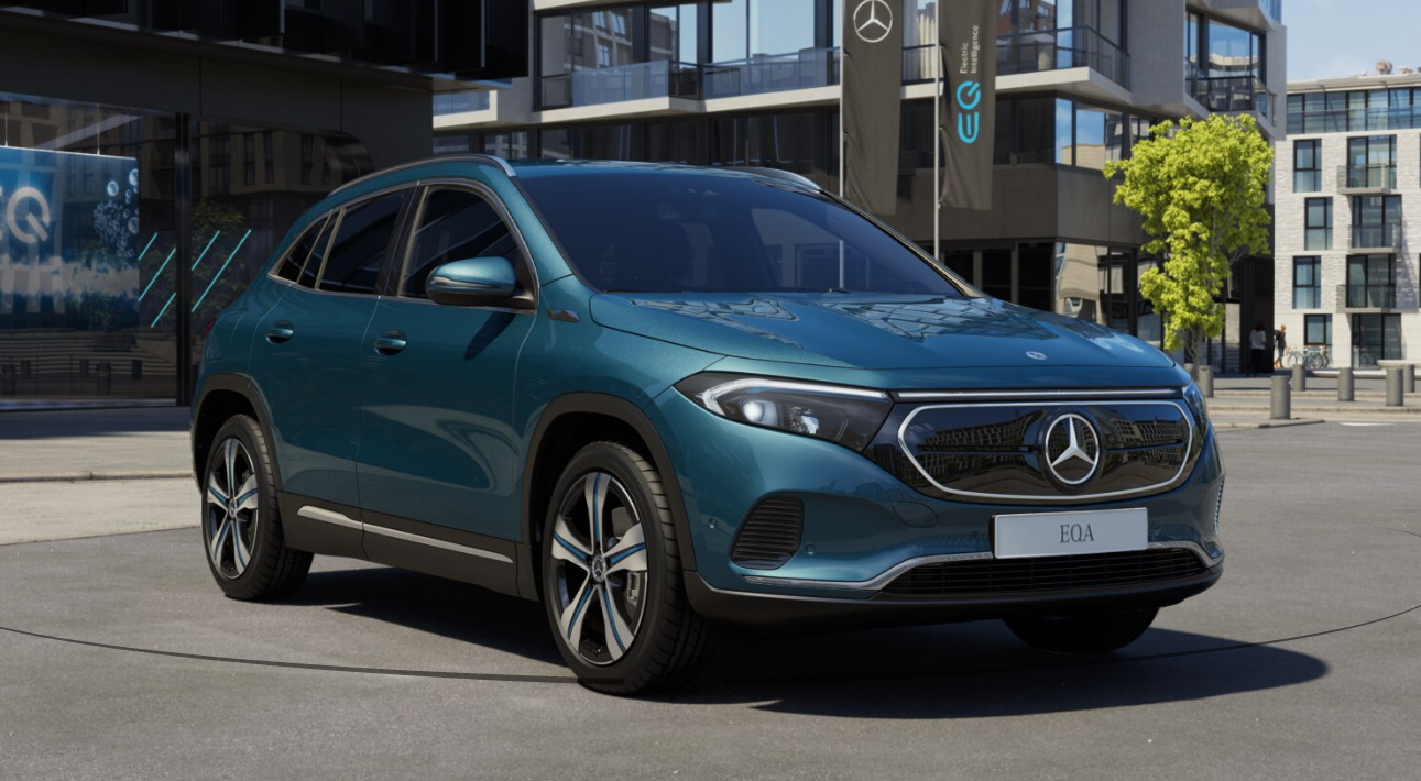 Mercedes EQA (2021) - Couleurs disponibles et code peinture