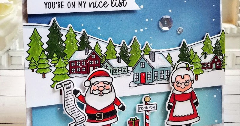 Sunny Studio: Guest Designer Spotlight: North Pole Cards with Kelly ...