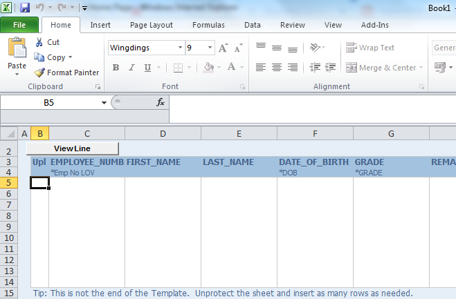 Create LOV in Webadi
