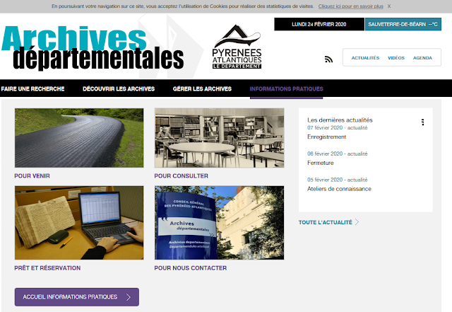 Retours vers les Basses-Pyrénées: Liens vers la partie méconnue du site ...