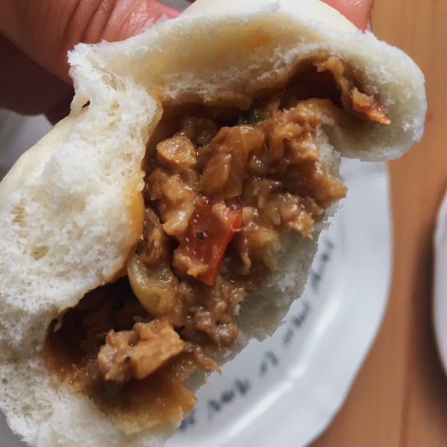 Trader Joe's Philly Cheesesteak Bao Buns