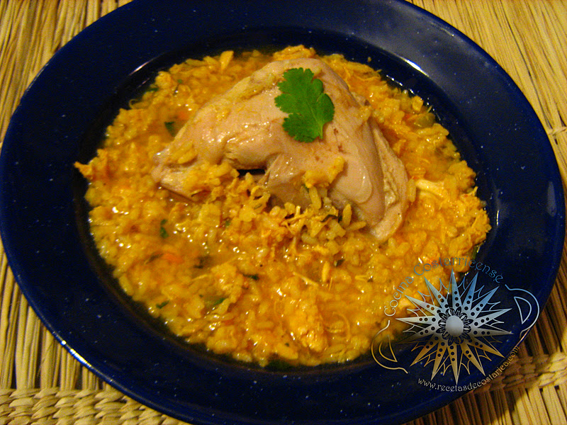 Cocina Costarricense: arroz guacho