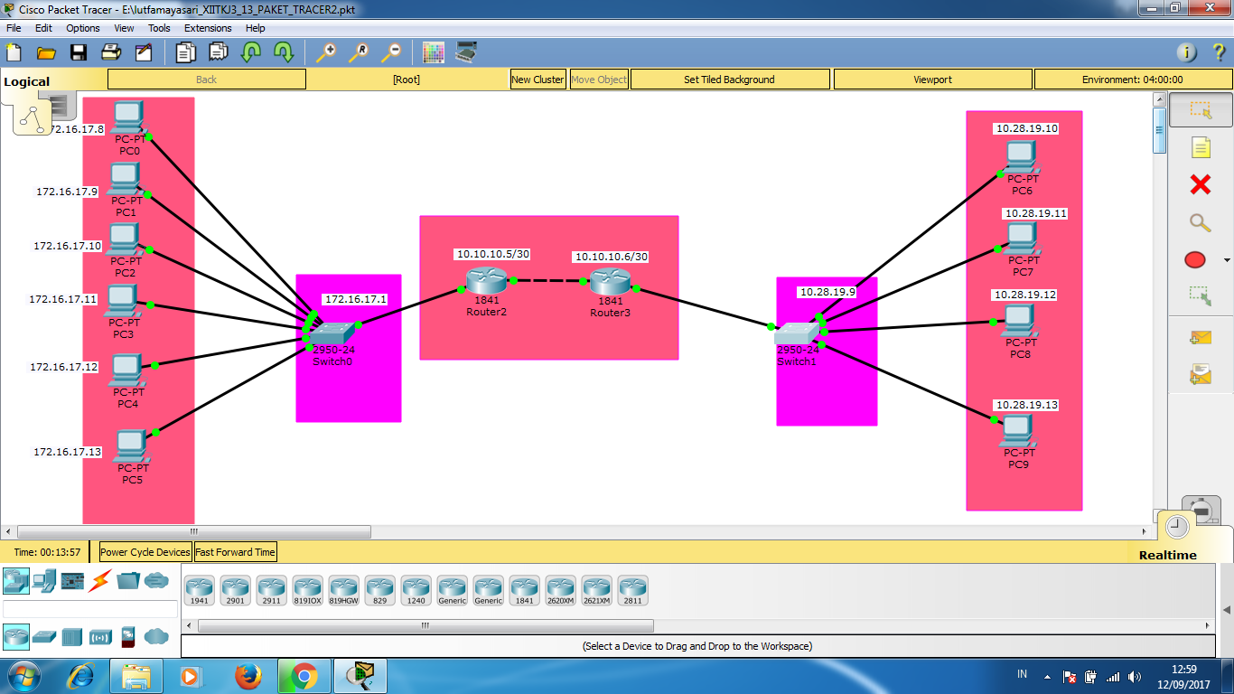 CARA MENGHUBUNGKAN 2 ROUTER DENGAN PACKET TRACER CARA MENGHUBUNGKAN 2 ROUTER DENGAN PACKET TRACER