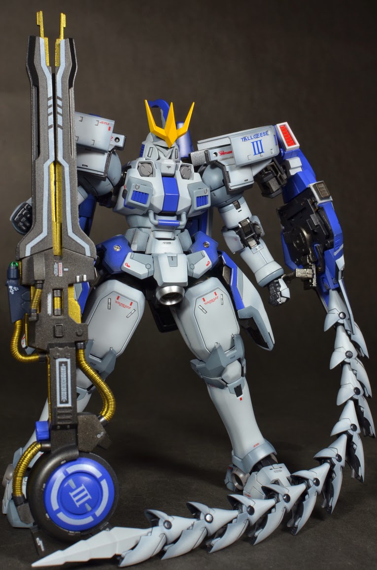 GUNDAM GUY: Dragon Momoko 1/100 OZ-00MS Tallgeese III - Painted Build