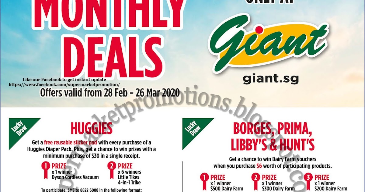 Giant Monthly Promotion 28 February - 26 March 2020 ~ Supermarket ...