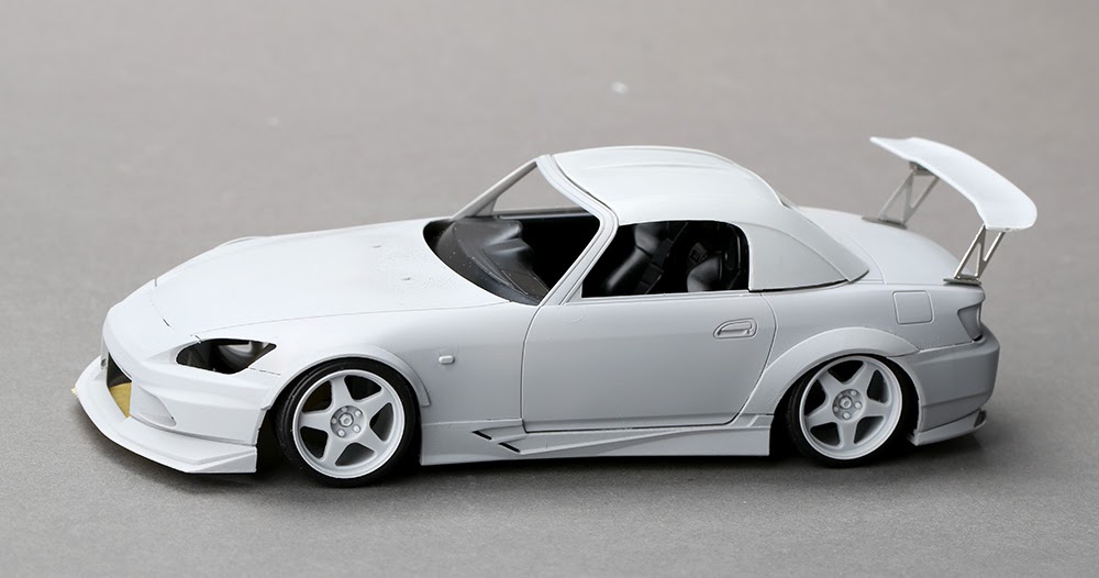 HobbyDesign's car model: 1/24 Voltex HONDA S2000 Wide Body Kit (Resin ...