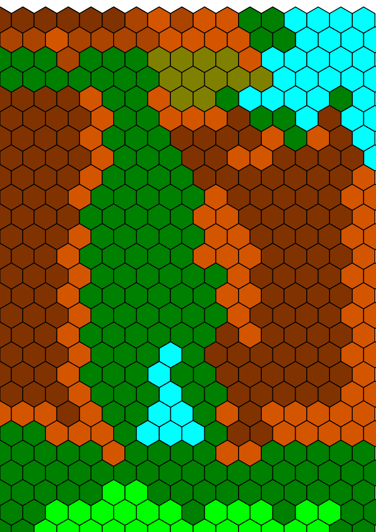 Nagora's Corner: Making a hexmap with Inkscape