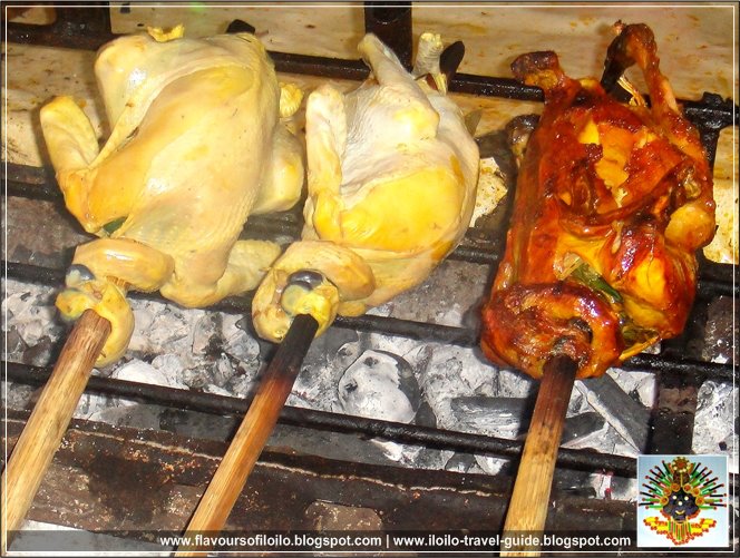 JR Rawit's native litsong manok at the Iloilo Central Market