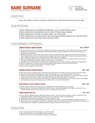 Best Resume Template Australia ~ Resume Letter