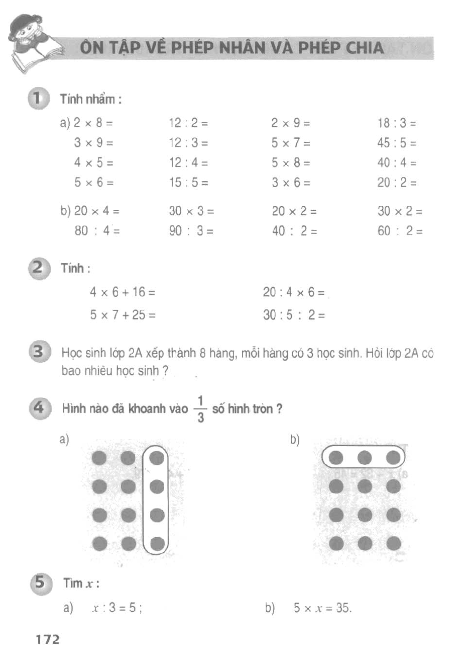 Sách Giáo Khoa Toán Lớp 2 - Ôn tập về phép nhân và phép chia - Sách ...