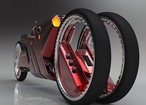 gallery of high-tech: TriMove – Three Hubless Wheeled Motorbike By ...