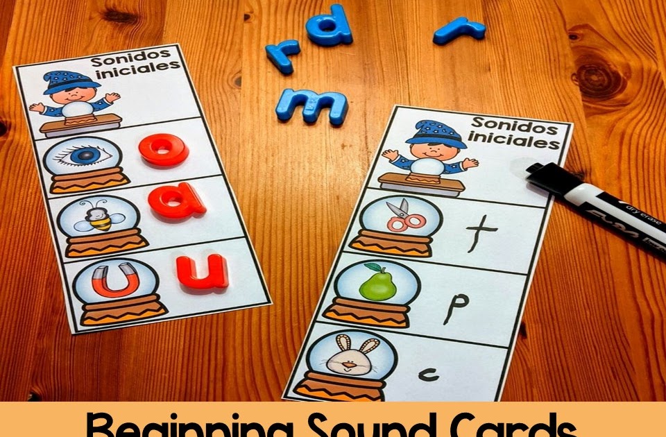 Easy to Prep Activity to Practice Beginning Sounds in Spanish - Sonidos ...