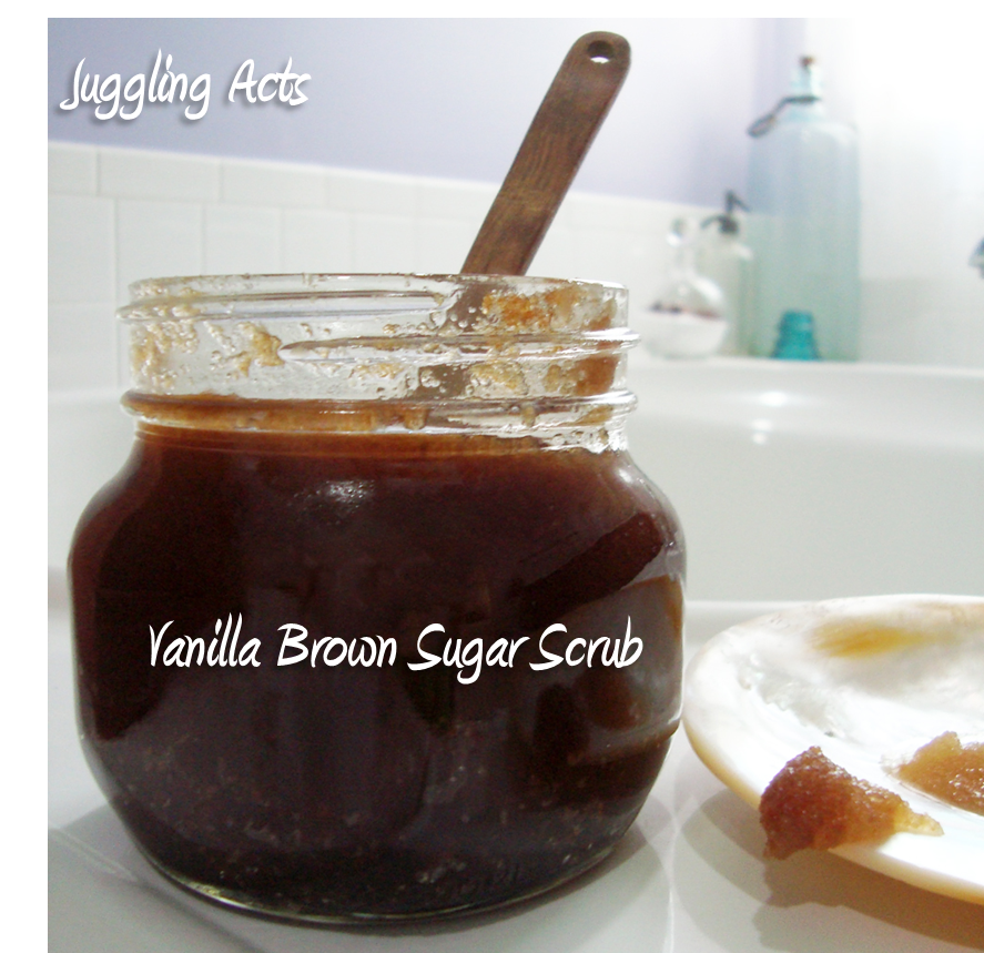 Diy Vanilla Brown Sugar Scrub Juggling Act Mama