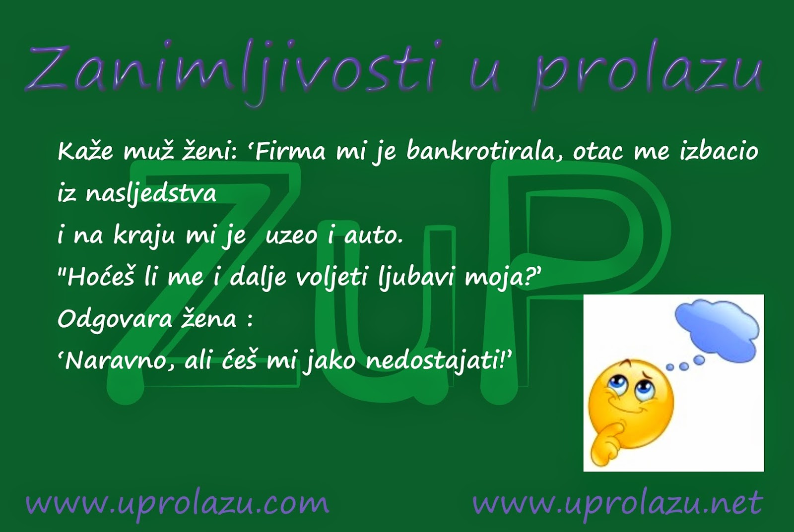 Vicevi u prolazu: Vicevi