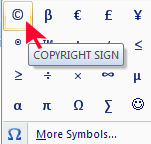 How to put copyright symbol in Microsoft Word 2007 | How to Word