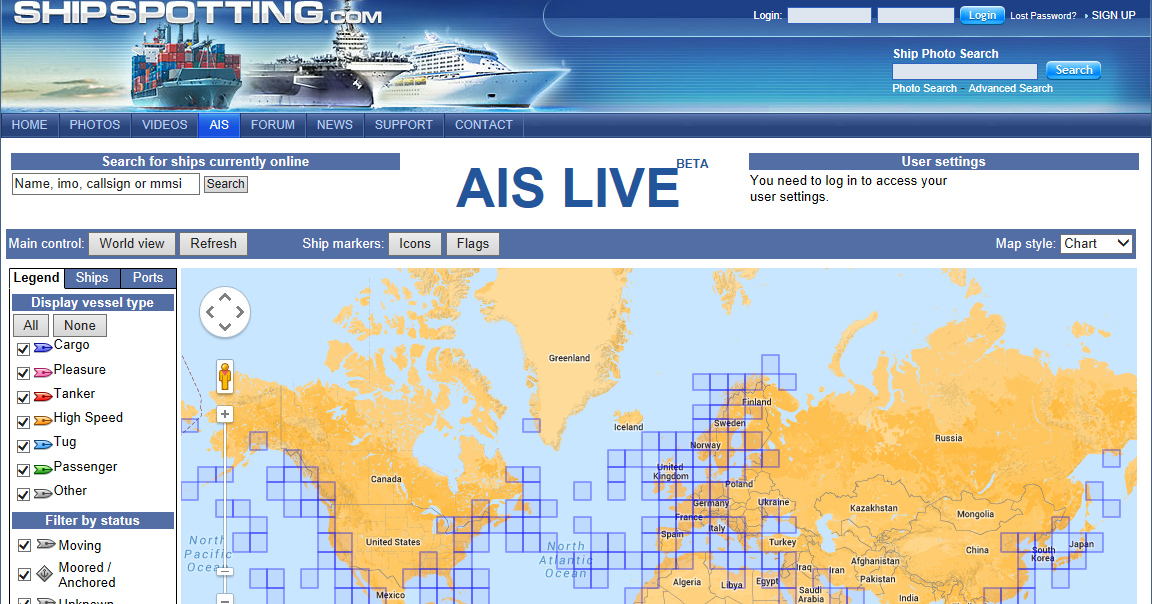 ShipSpotting Live AIS | Marine Vessel Traffic